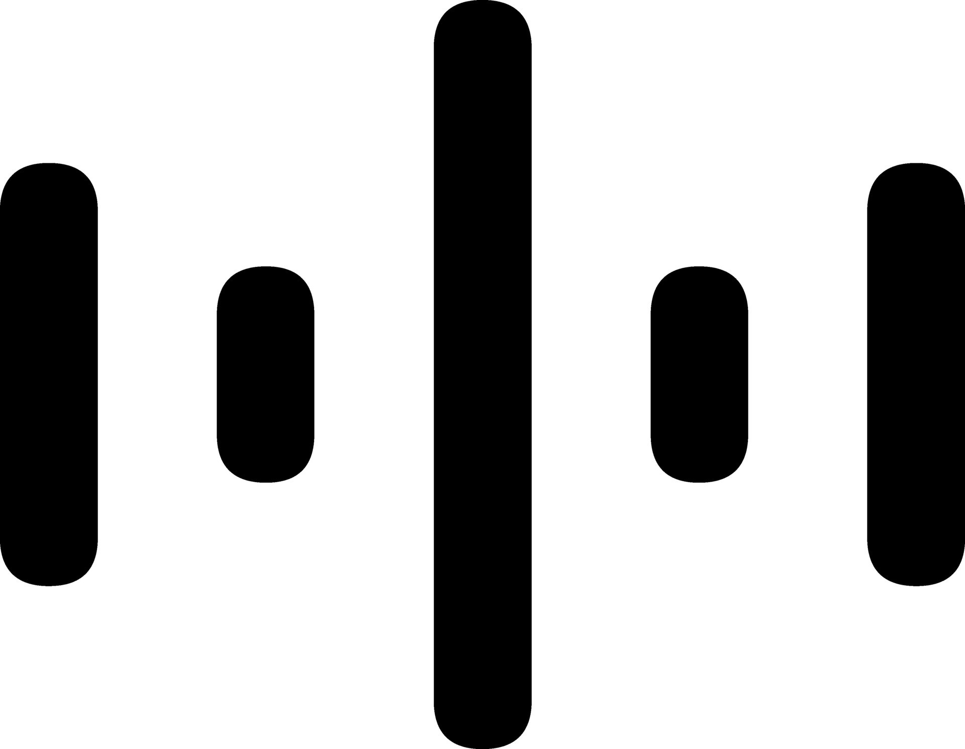 Sound wave or voice message icon. Music waveform, track radio play ...