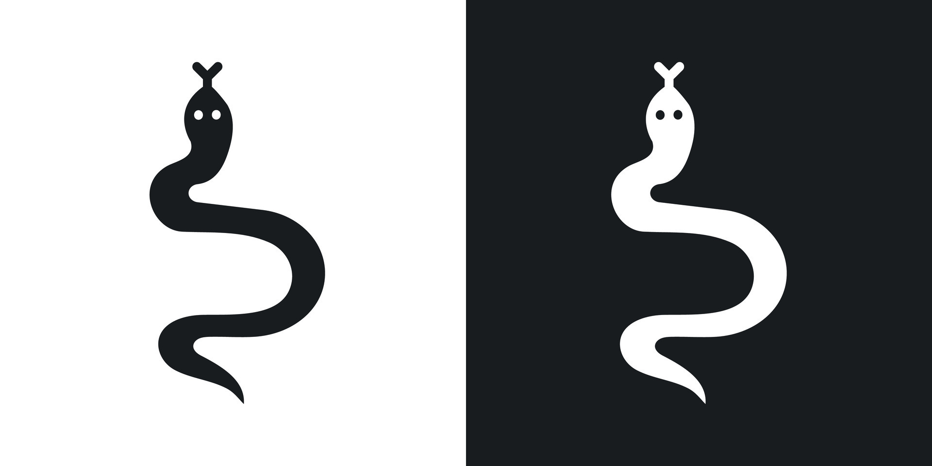 Snake icon set in solid style. 48101395 Vector Art at Vecteezy
