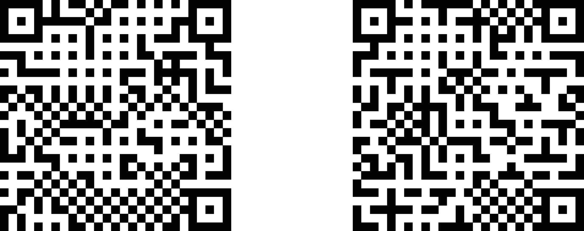QR Code. Set of barcode icon. Trendy bar code for web icon. Abstract ...