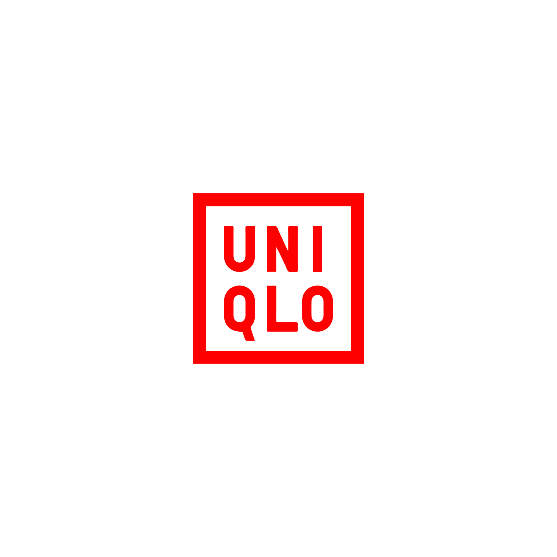 Uniqlo logo design template 48116319 PNG