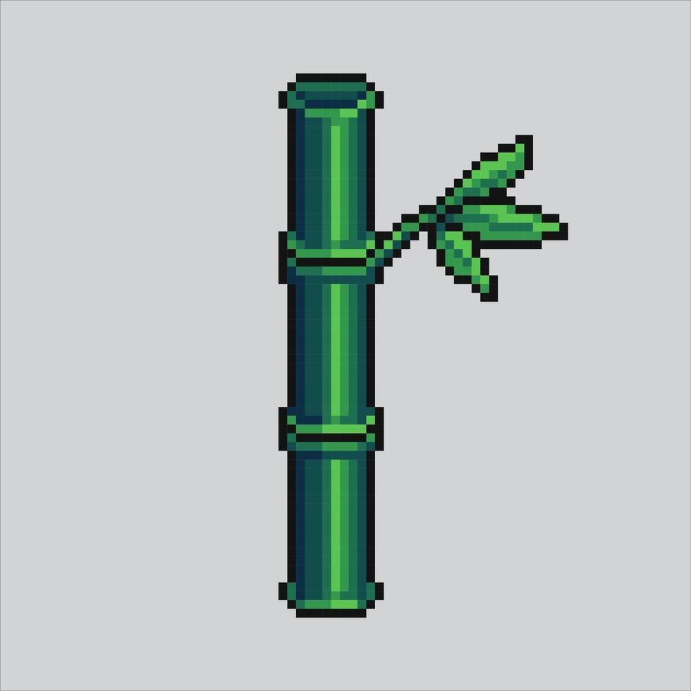 Pixel art illustration Bamboo. Pixelated Bamboo. Bamboo pixelated for ... Pixel art illustration Bamboo. Pixelated Bamboo. Bamboo pixelated for ...