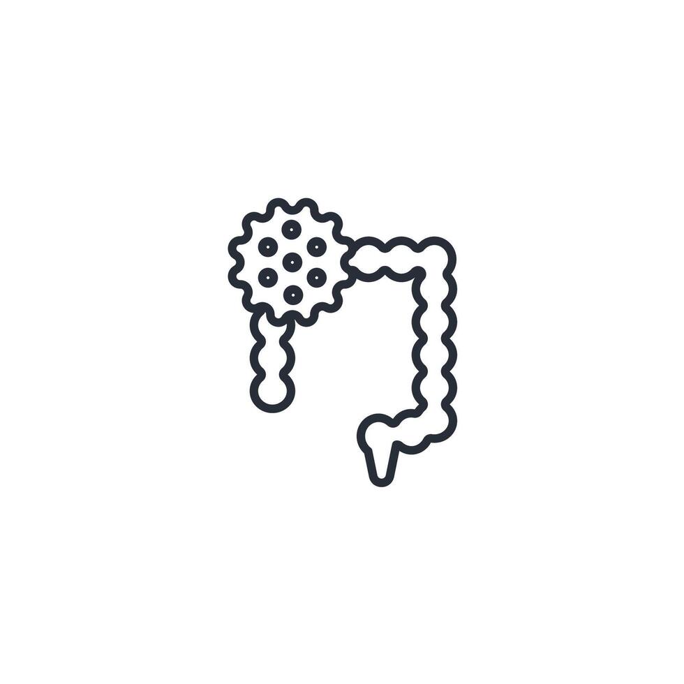 colorrectal cáncer icono. .editable trazo.lineal estilo firmar para ... colorrectal cáncer icono. .editable trazo.lineal estilo firmar para ...