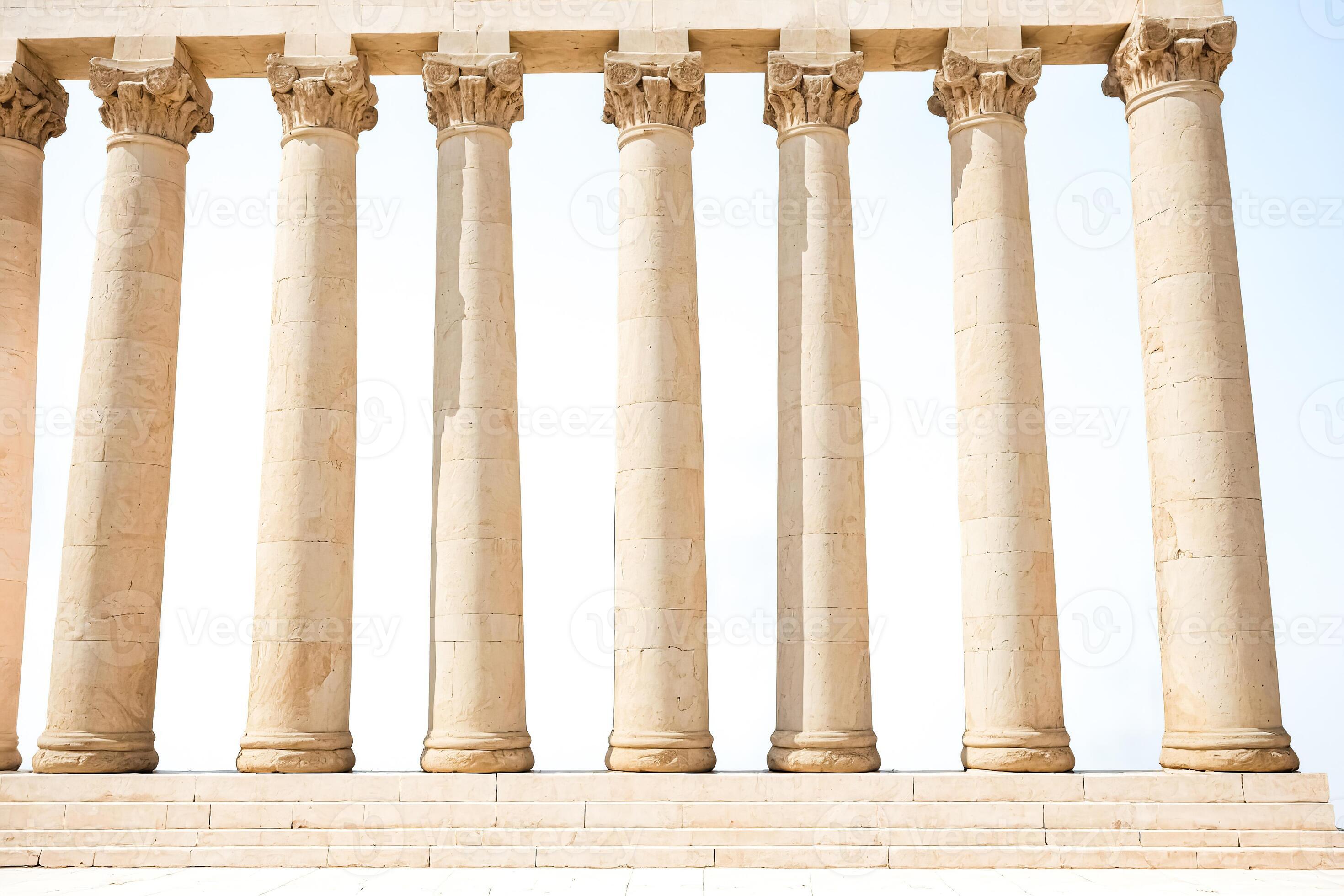 Ancient Roman Columns 48163694 Stock Photo at Vecteezy