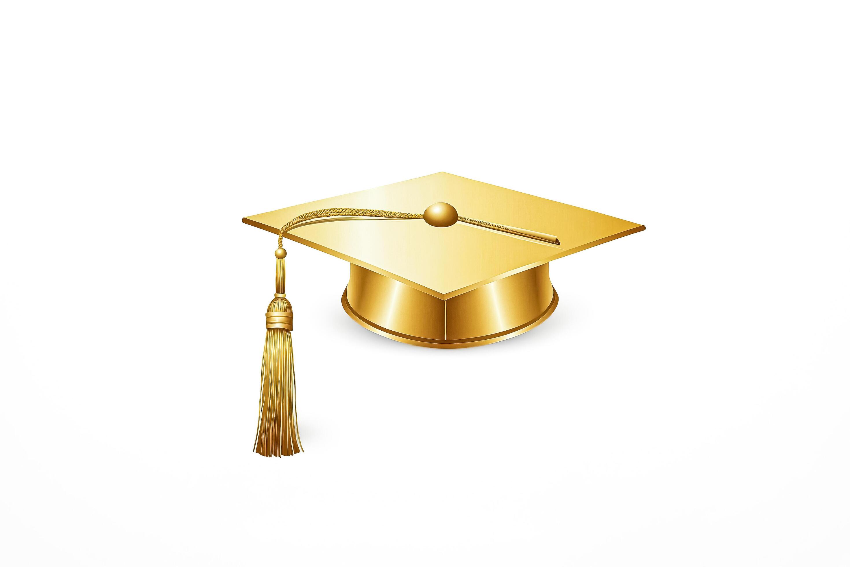 Golden Graduation Cap 48174795 Stock Photo at Vecteezy