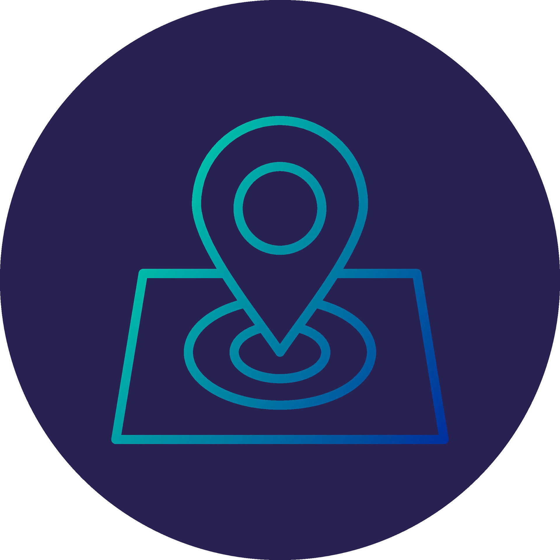 Landmark Line Circle Gradient Icon Design 48175871 Vector Art at Vecteezy