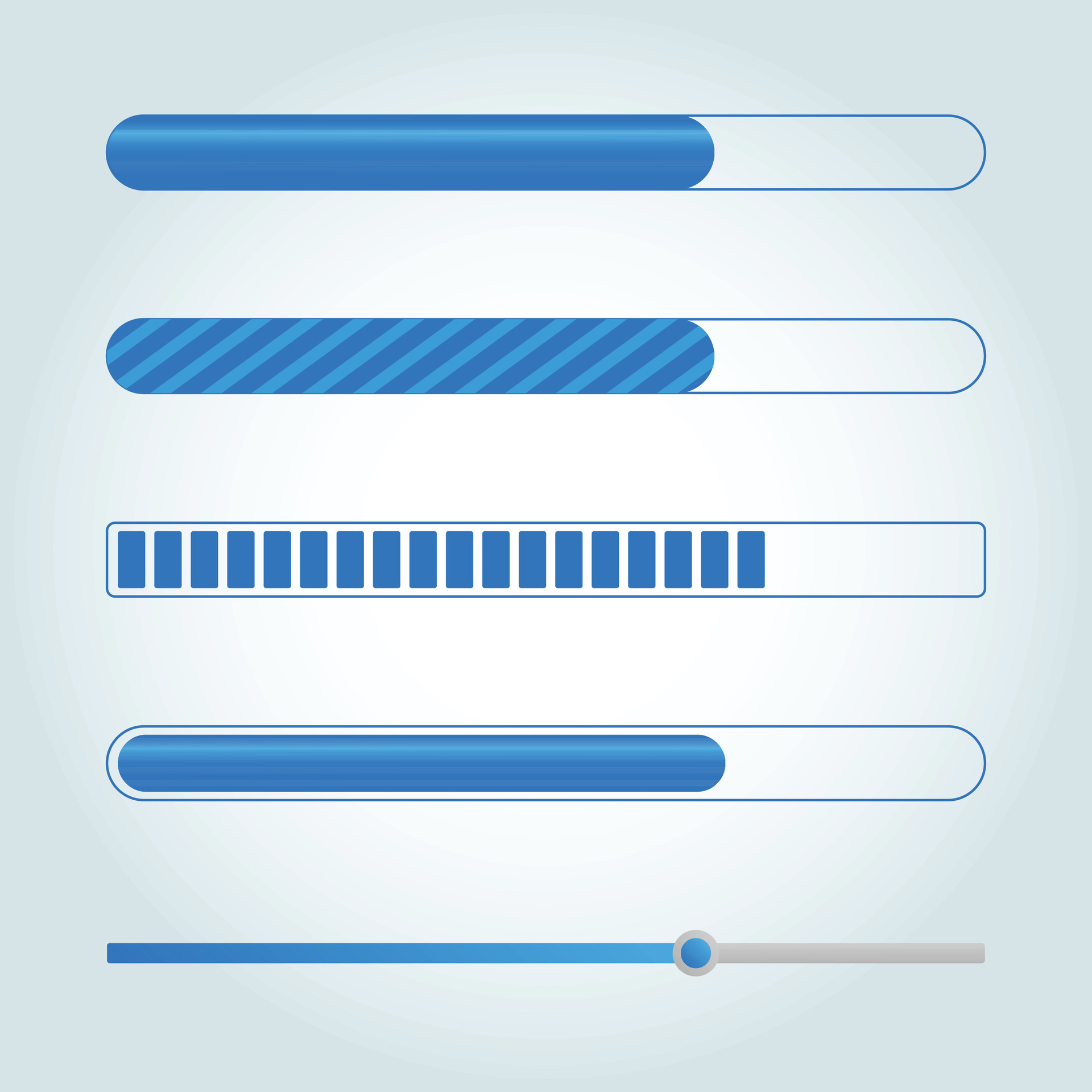 Progress Bars Horizontal 48176208 Vector Art at Vecteezy