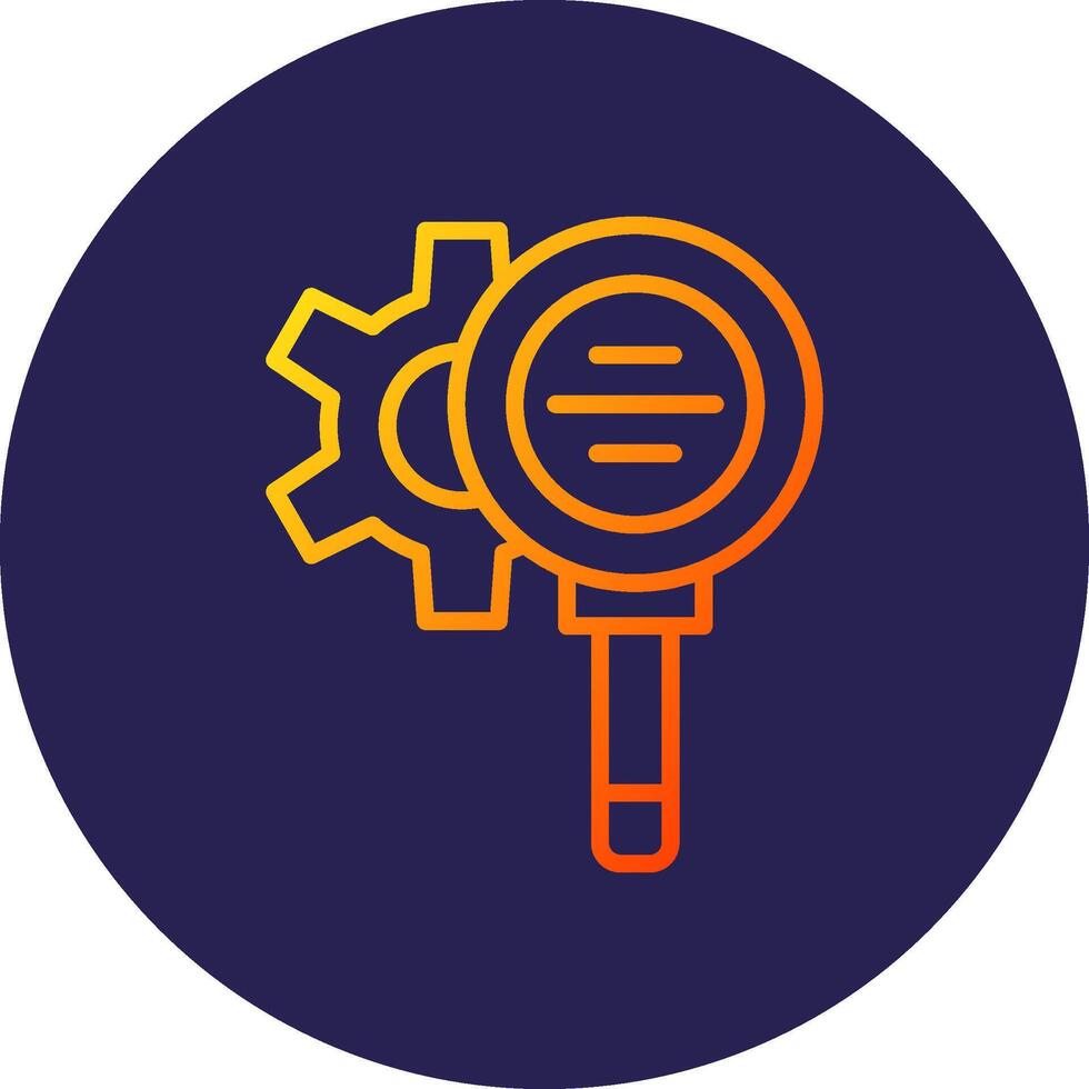Optimization Line Circle Gradient Icon Design 48178439 Vector Art at ...