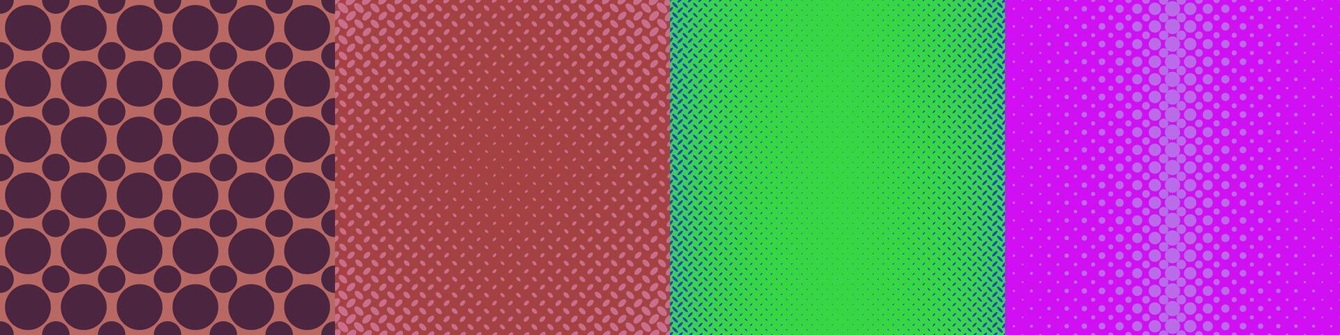 Abstract geometric halftone pattern set 48188541 Vector Art at Vecteezy