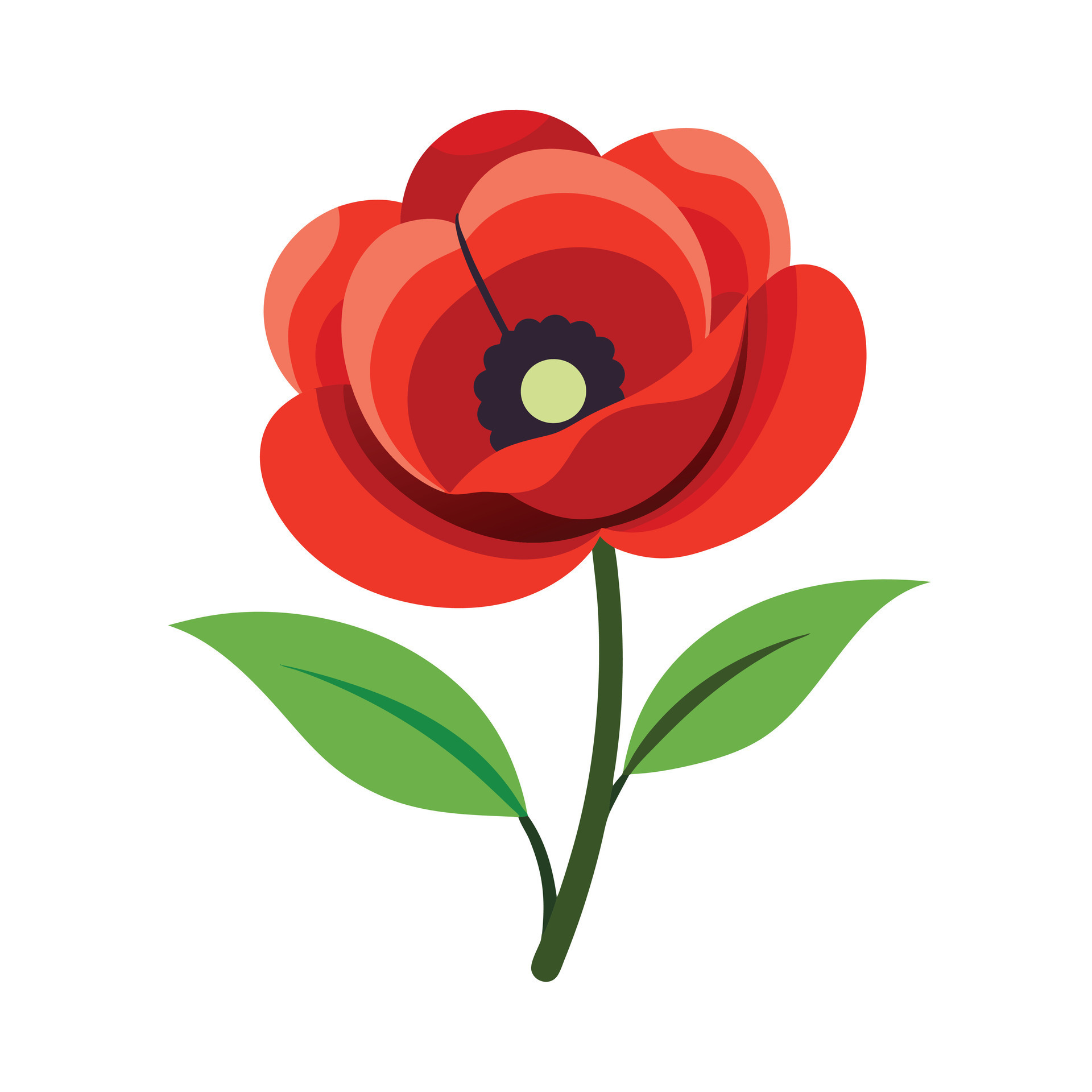 Beautiful Flower Minimalist Floral Illustration 48192106 Vector Art At Vecteezy
