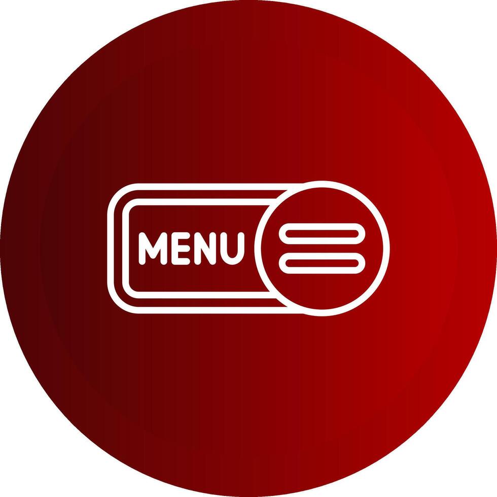 Menu Line Button Icon 48201921 Vector Art at Vecteezy