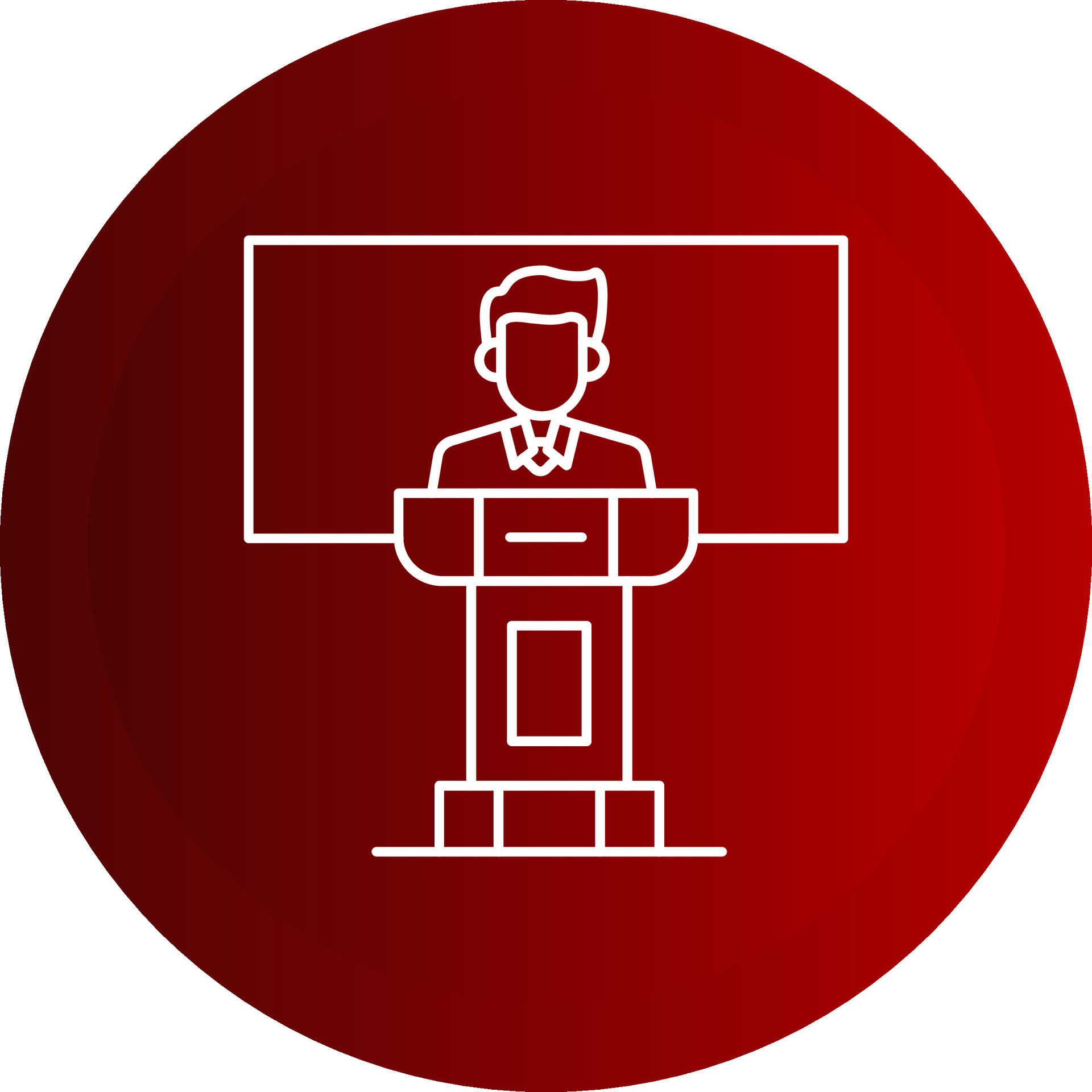 Lecture Line Button Icon 48202323 Vector Art at Vecteezy