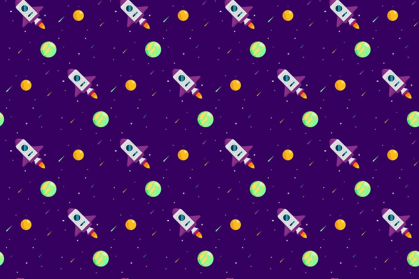 Outer space seamless pattern background 48203450 Vector Art at Vecteezy