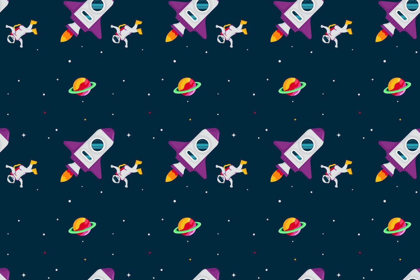Outer space seamless pattern background 48203465 Vector Art at Vecteezy