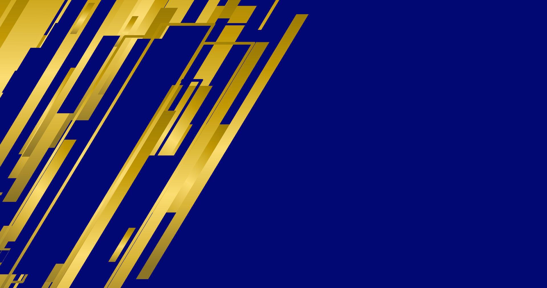 elegant background with blue and gold lines 48206719 Vector Art at Vecteezy