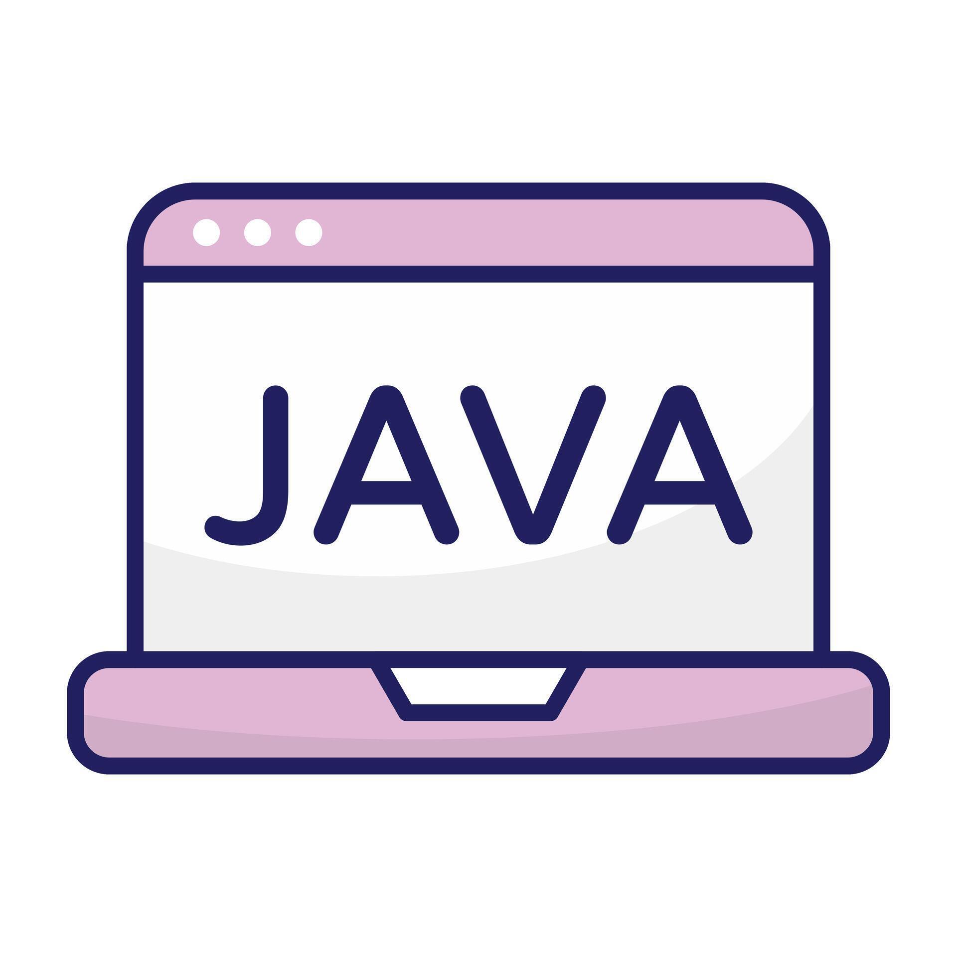 A flat design icon of java website 48208307 Vector Art at Vecteezy