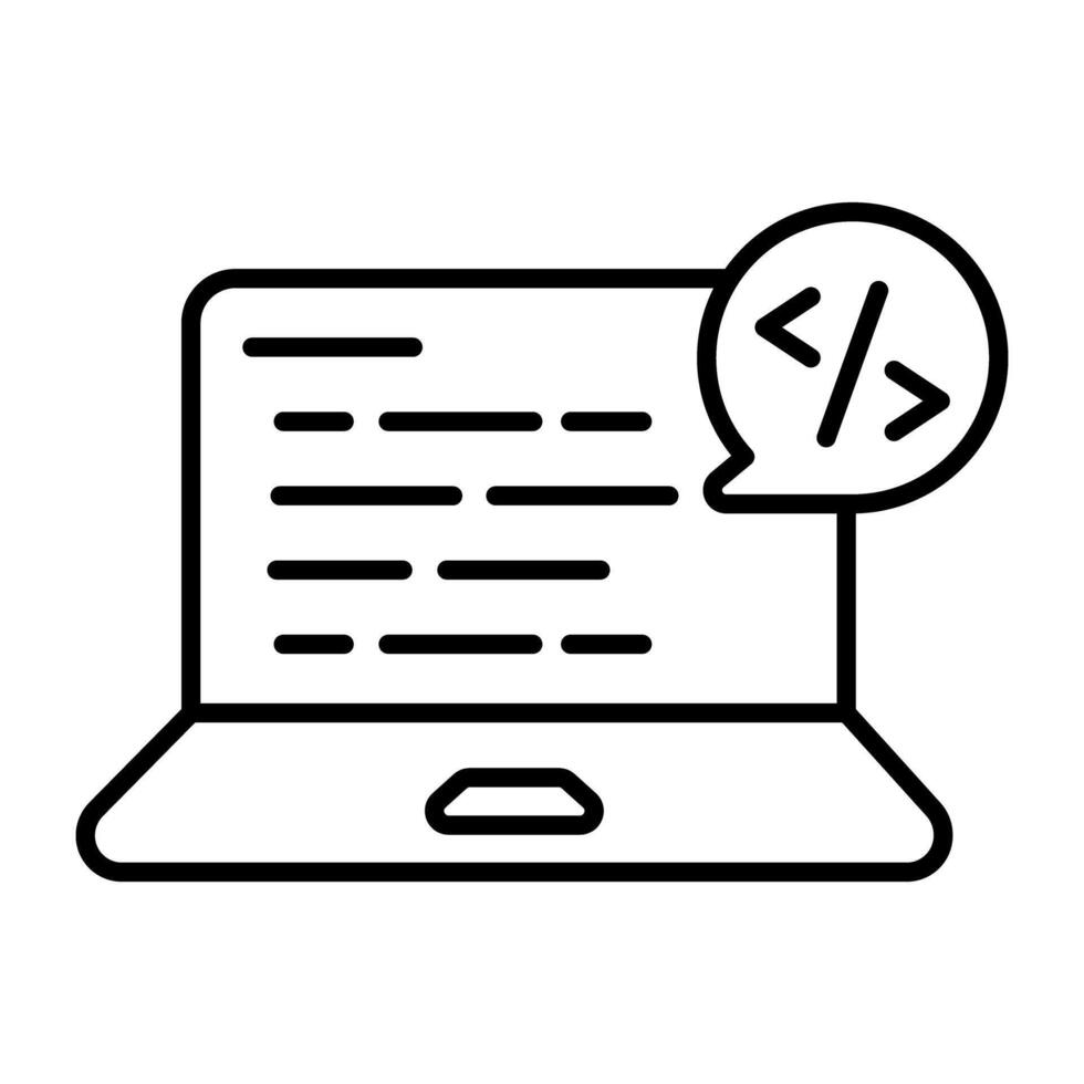 Conceptual flat design icon of system coding 48208367 Vector Art at ...