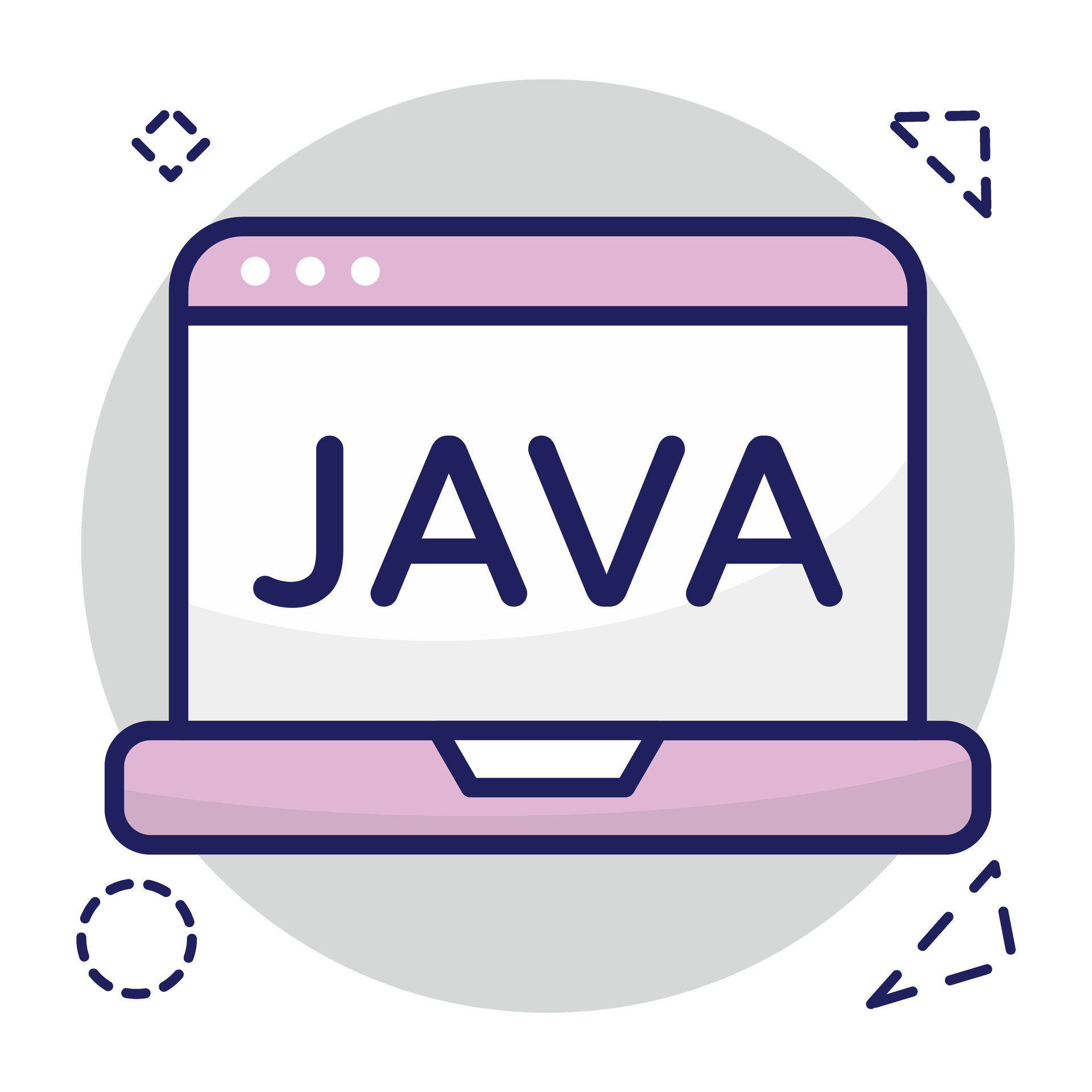 un plano diseño icono de Java sitio web 48208451 Vector en Vecteezy