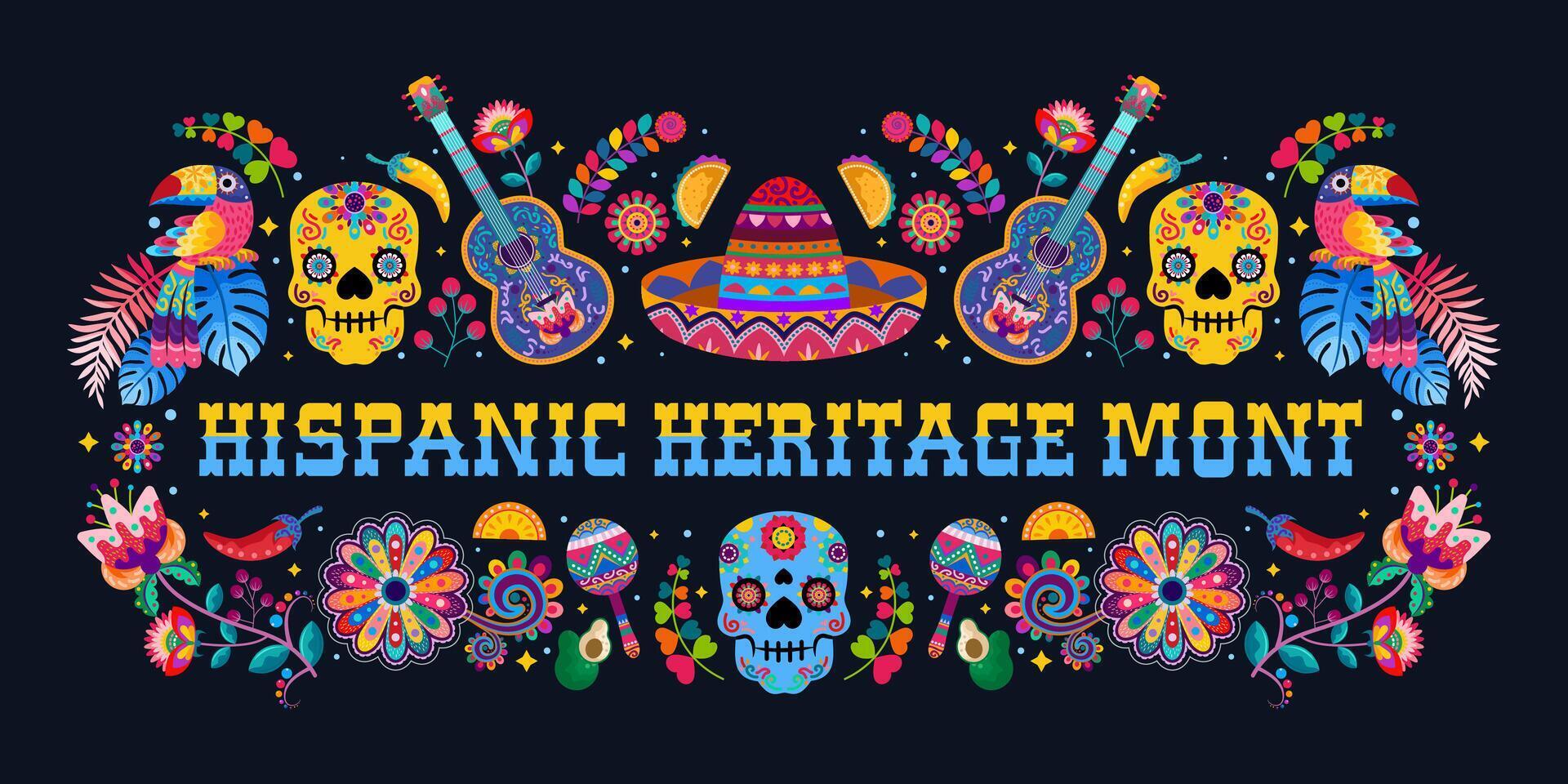 Hispanic Heritage Month Background 48210428 Vector Art At Vecteezy