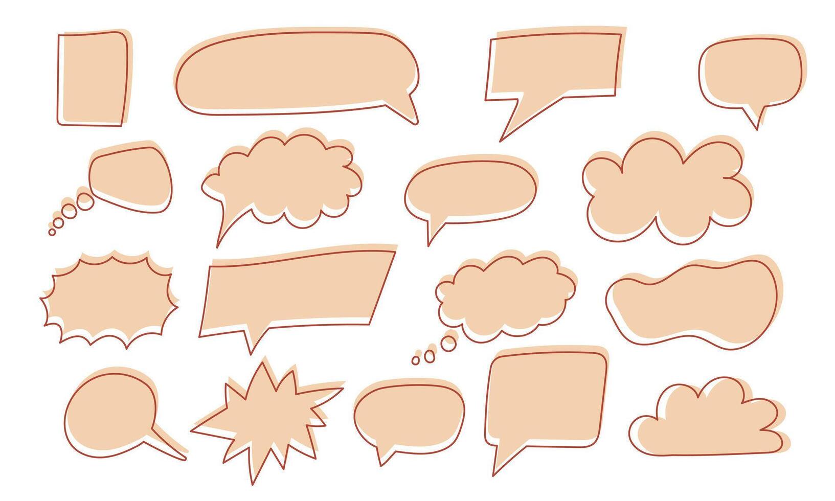 Set hand drawn colorful doodle frames. Collection various empty ... Set hand drawn colorful doodle frames. Collection various empty ...