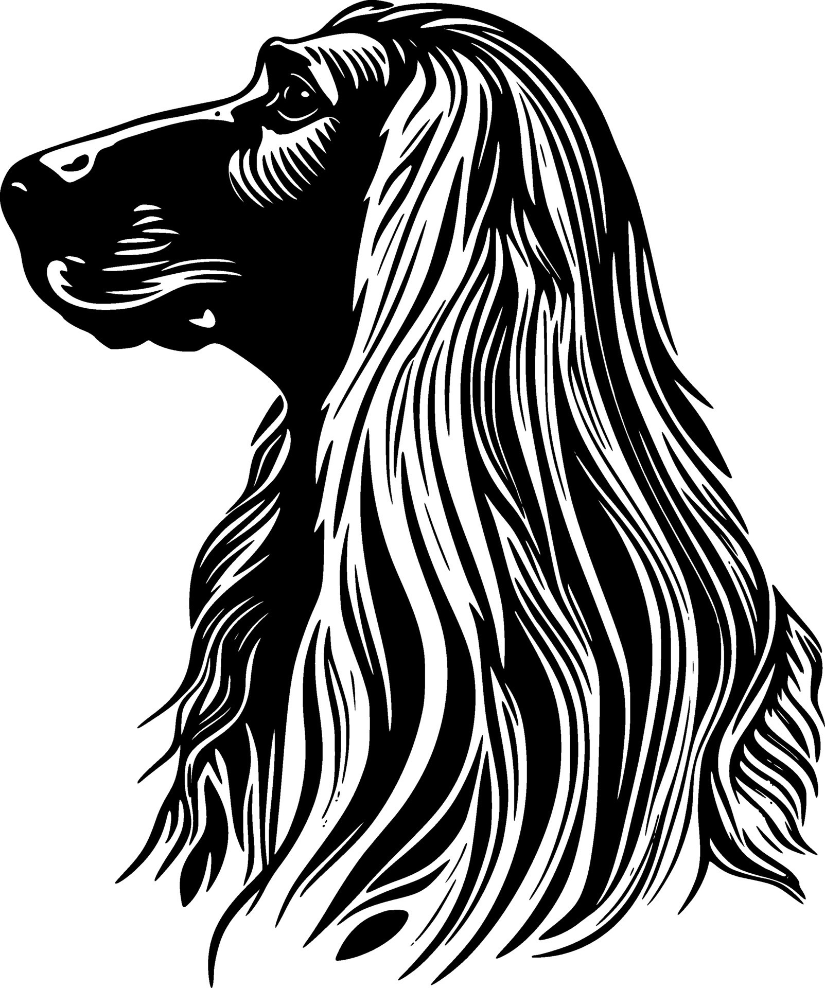 Afghan Hound - Minimalist and Flat Logo - illustration 48214655 Vector ... Afghan Hound - Minimalist and Flat Logo - illustration 48214655 Vector ...