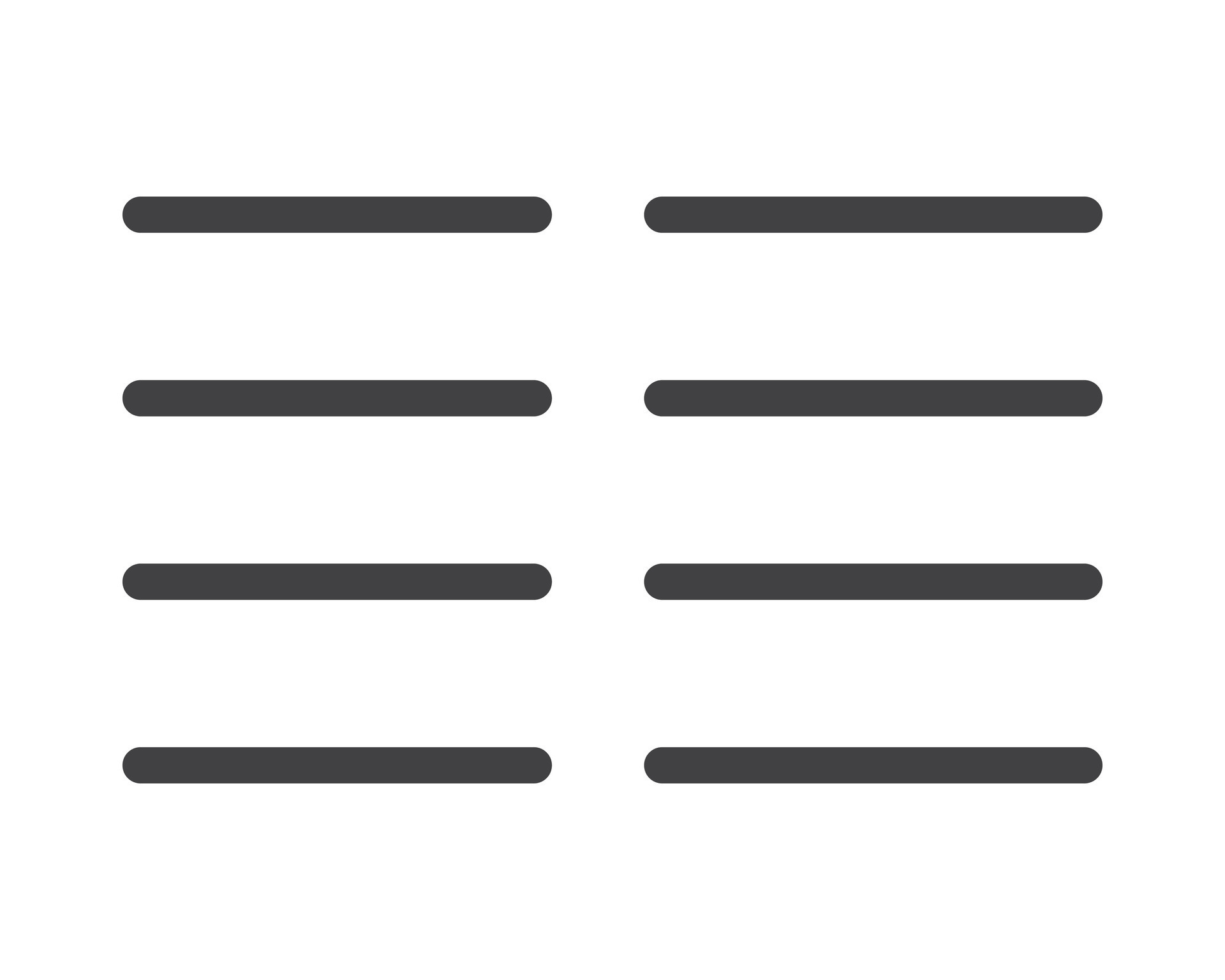 Hamburger menu icon, buttons for website, UI navigation, mobile app, presentation. design ...
