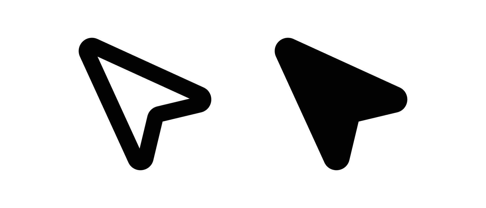 A Set Of Mouse Cursor Icons Computer Pointers 48253366 Vector Art At