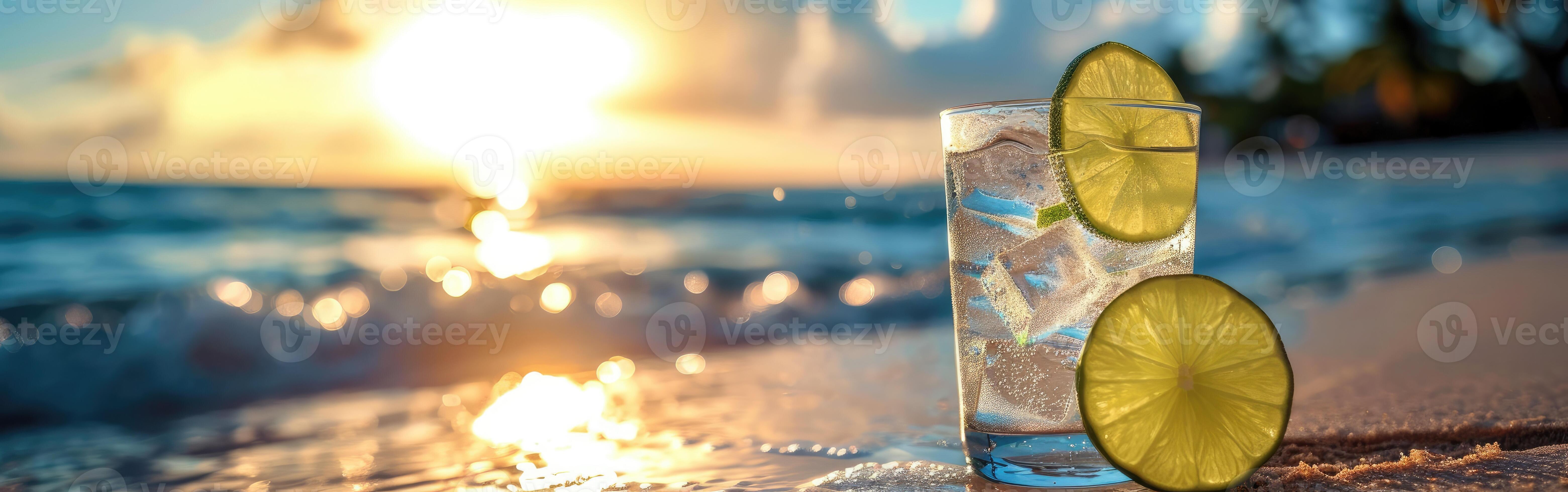 Refreshing Glass of Water With Lemon Slice 48253615 Stock Photo at Vecteezy