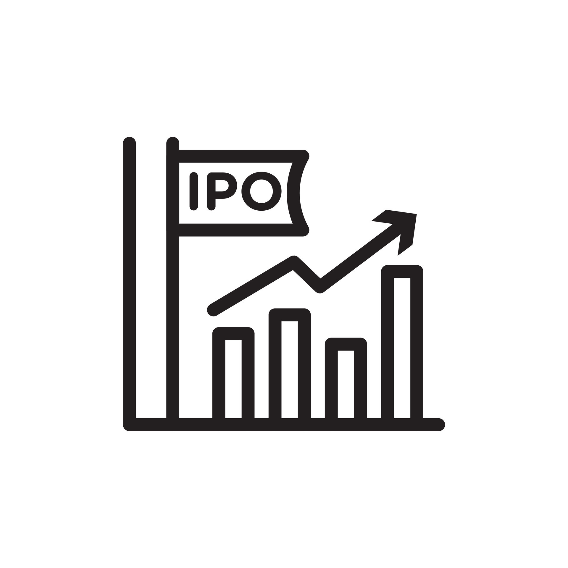 IPO Initial public offering icon Black line art logo 48257608 Vector ... IPO Initial public offering icon Black line art logo 48257608 Vector ...