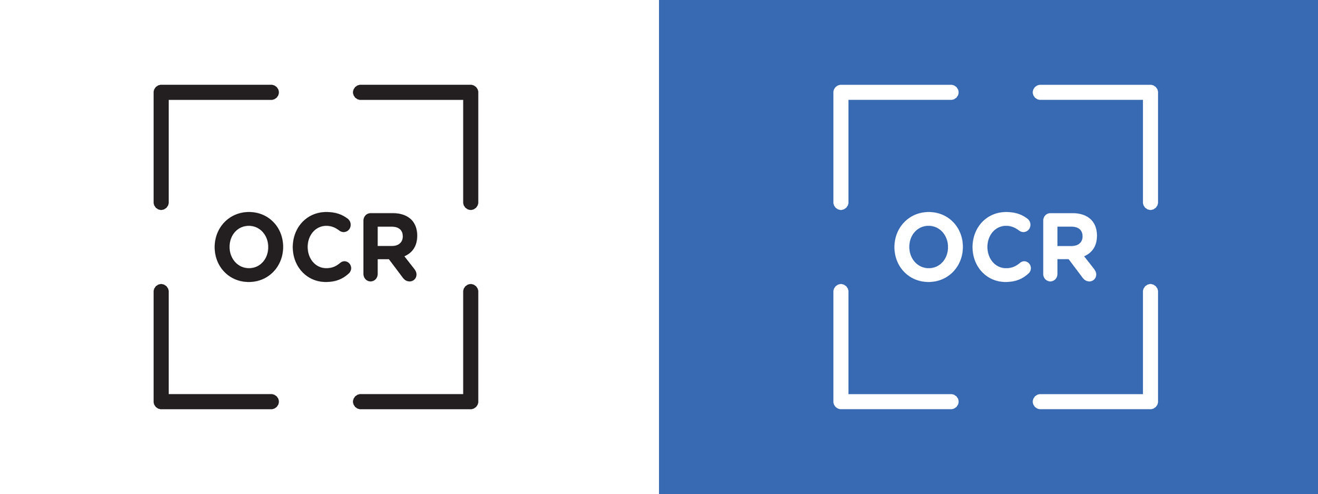 OCR icon logo sign set outline 48257931 Vector Art at Vecteezy