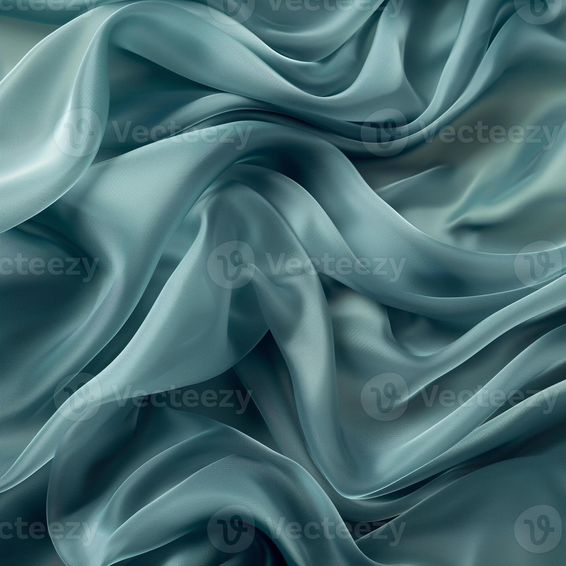 Flowing waves of fabric, gently undulating and rippling, with a soft, silk-like texture ...