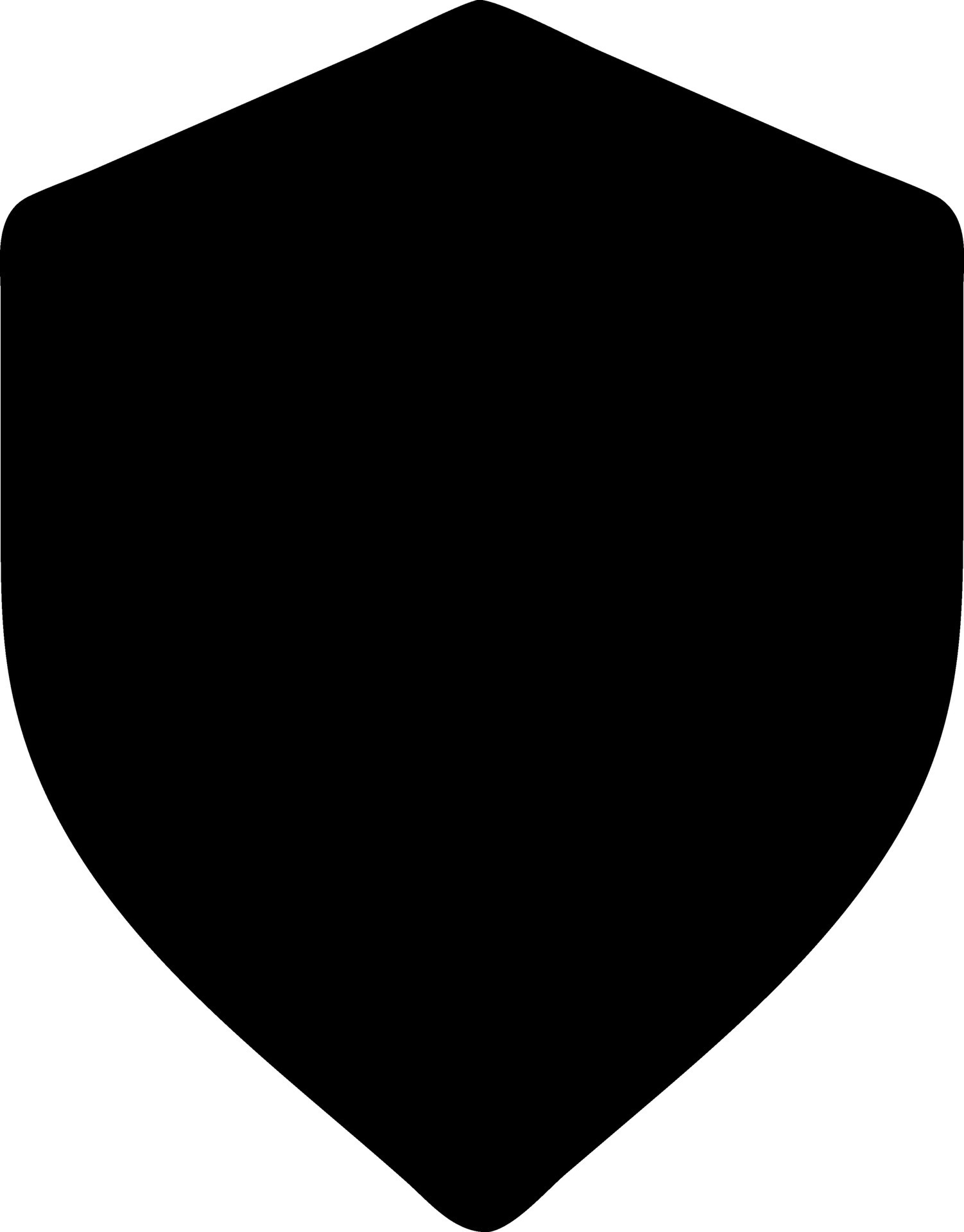shield halved black fill icon 48265307 Vector Art at Vecteezy