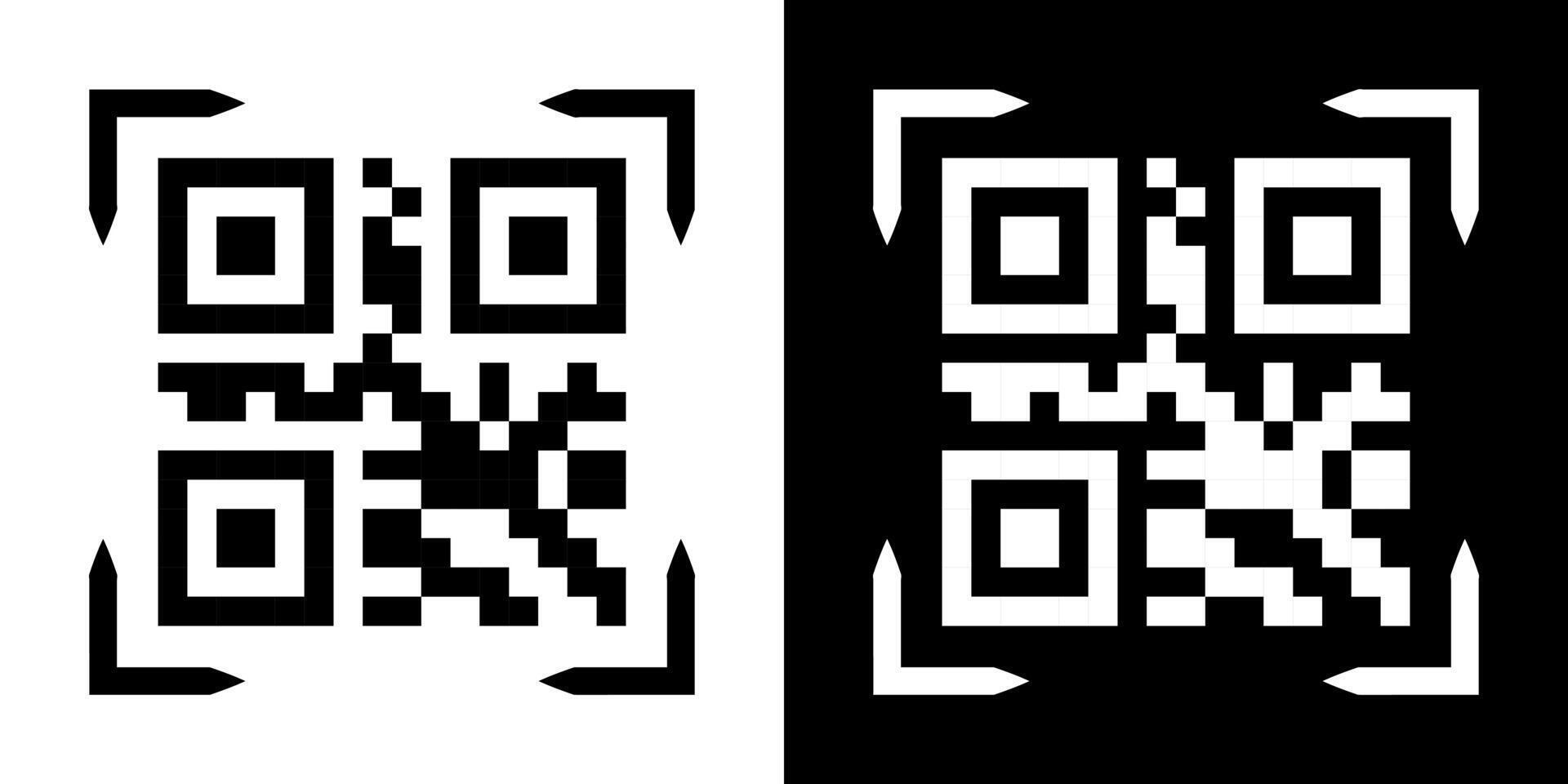 Fake QR code scan me illustration. 48265801 Vector Art at Vecteezy