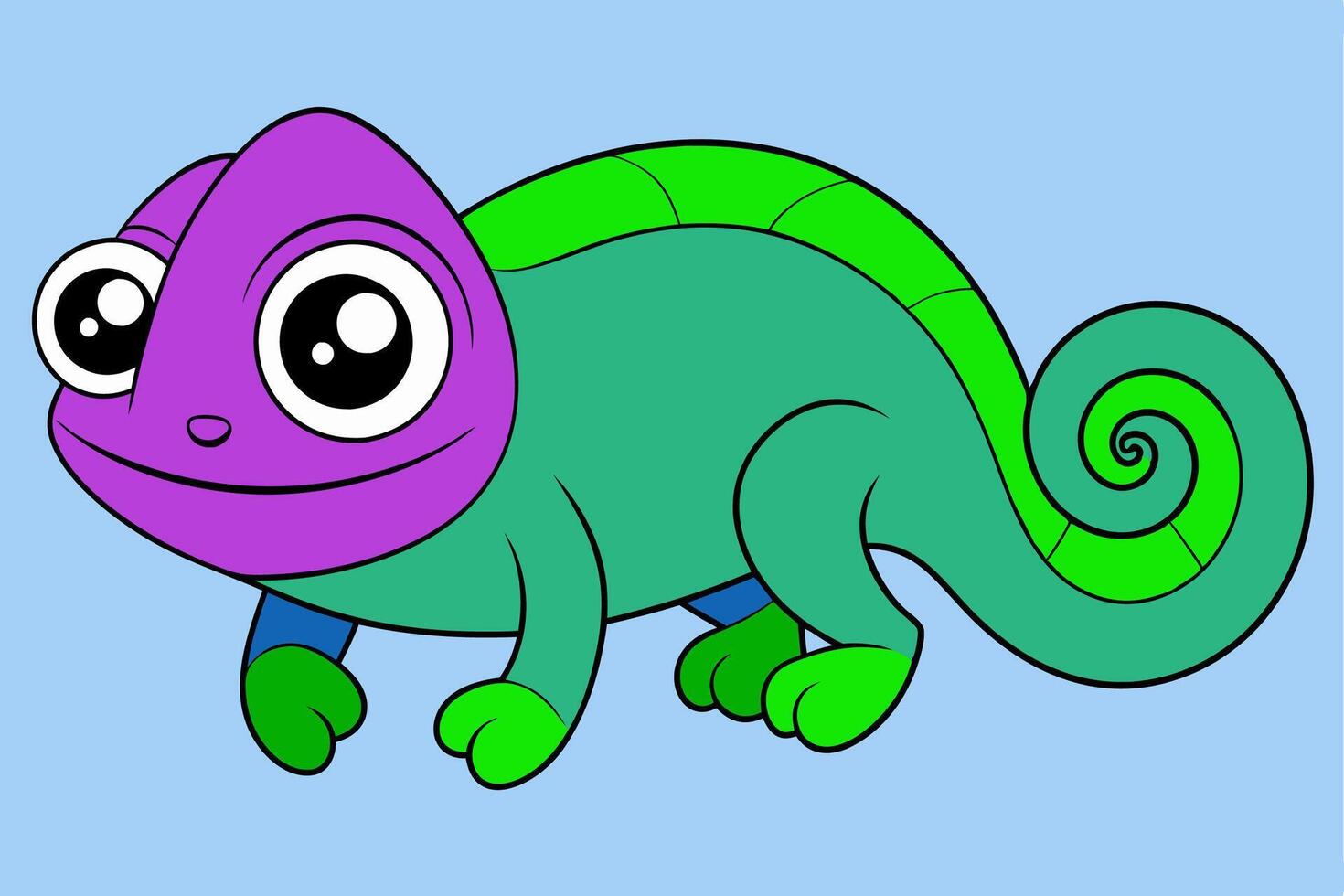 Stunning Chameleon Graphic Design Element for Creative Projects ...