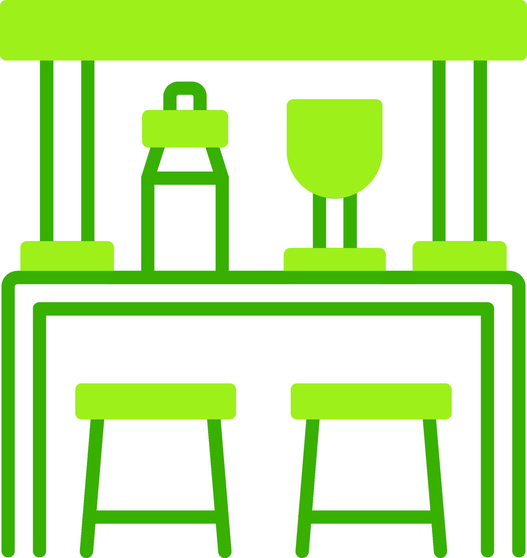 Bar Green Tone Icon 48276074 Vector Art at Vecteezy