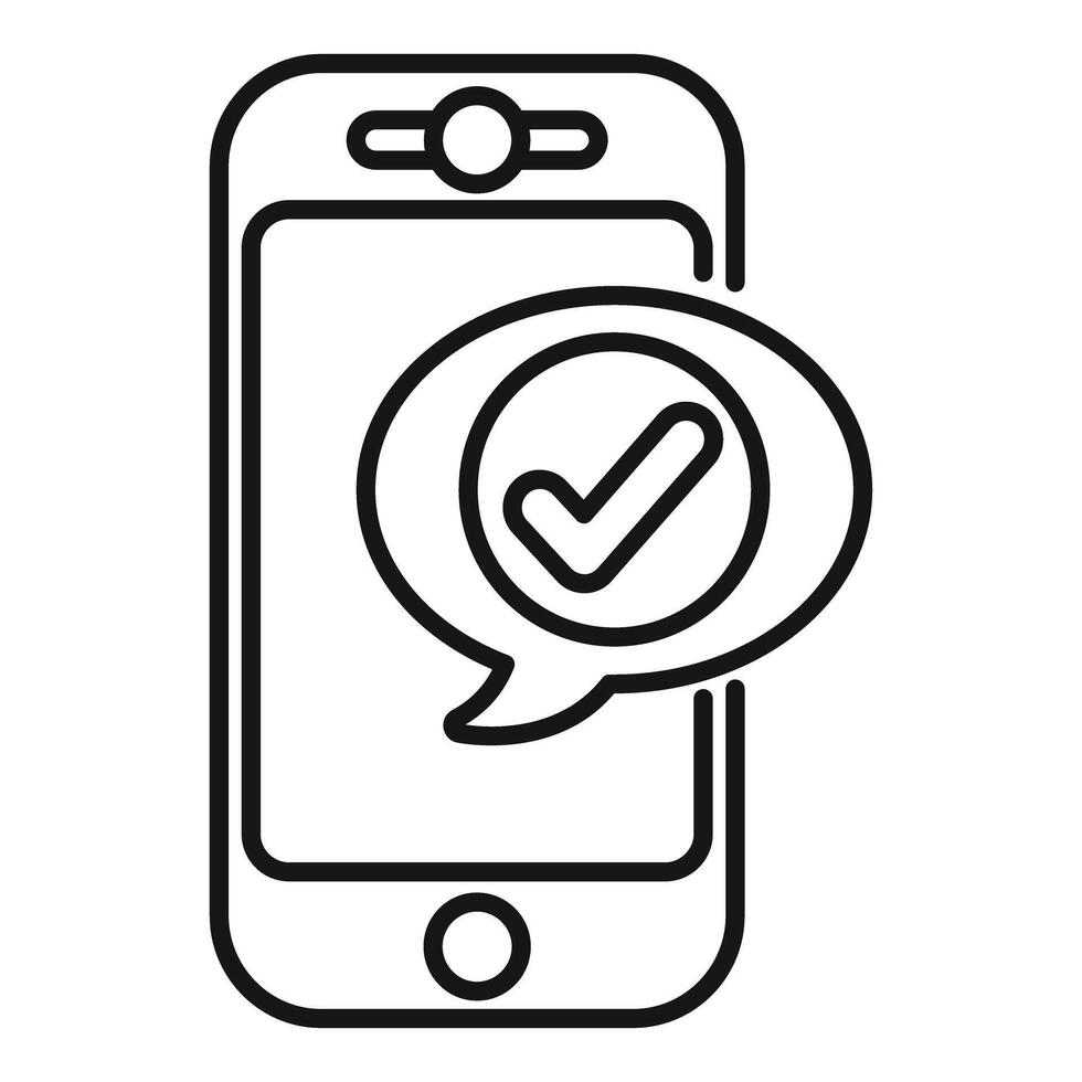 Smartphone showing validation message with check mark icon 48287640 ... Smartphone showing validation message with check mark icon 48287640 ...
