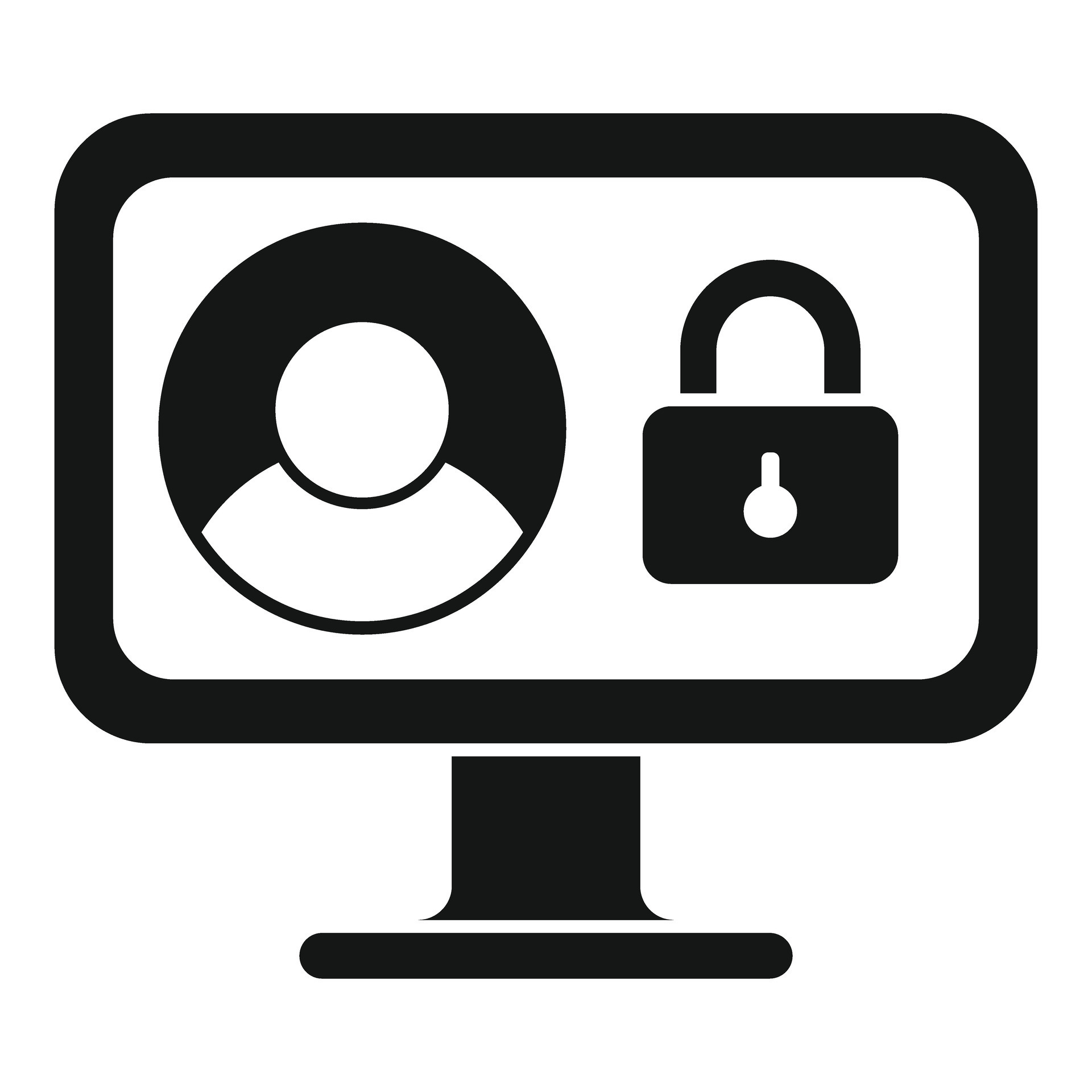 Computer Security System Showing User Account Being Protected 48289670
