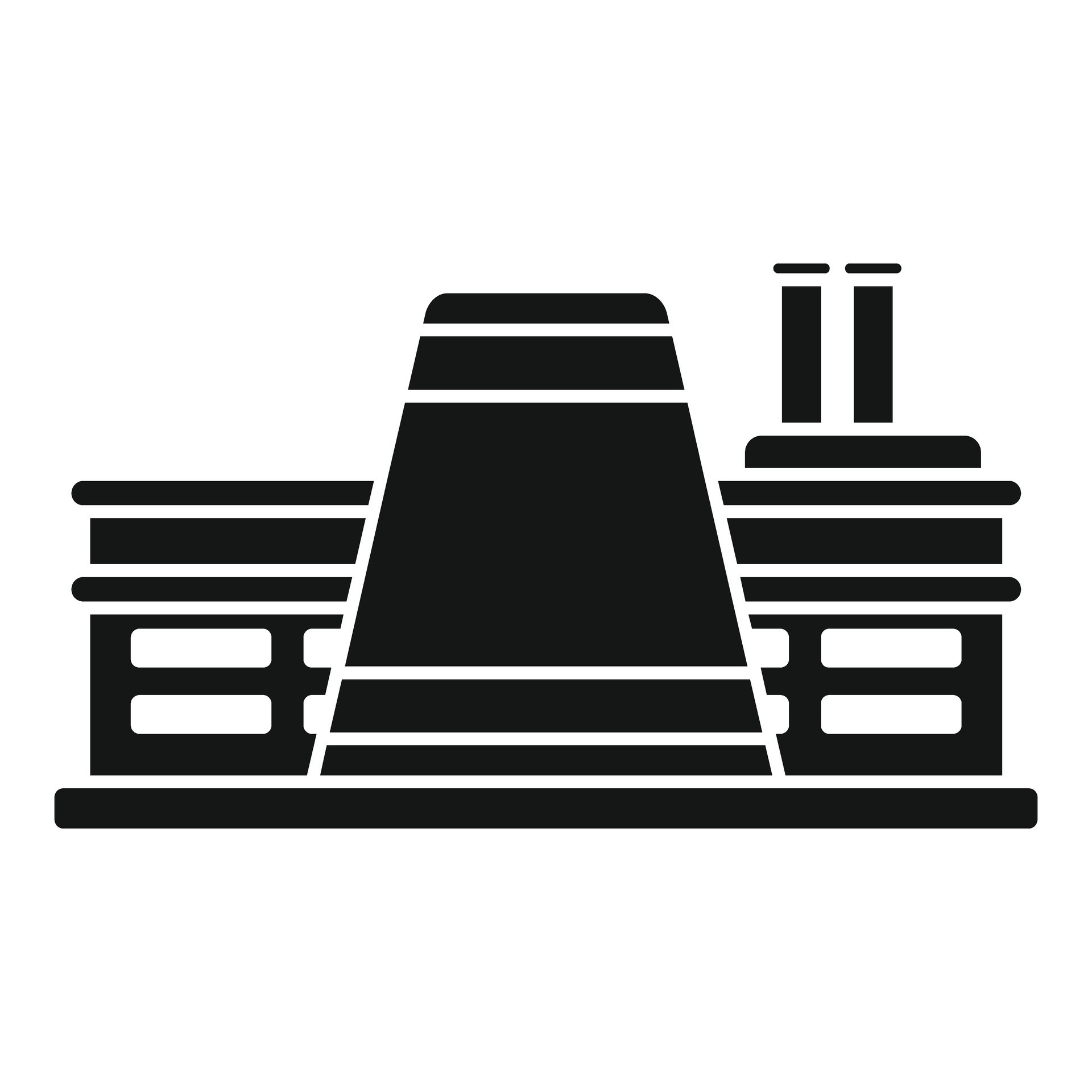 Chemical plant building processing manufacturing icon 48291802 Vector ... Chemical plant building processing manufacturing icon 48291802 Vector ...