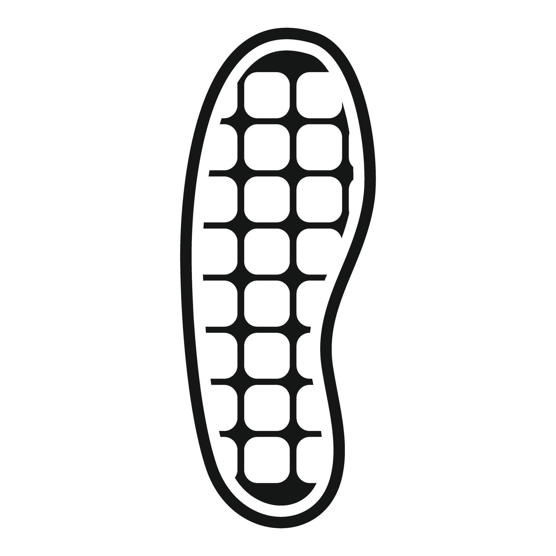 Footprint pattern showing rectangular tread elements 48292741 Vector ...