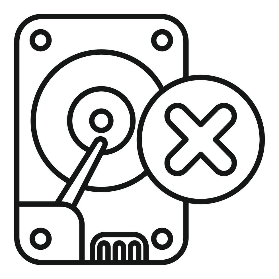 Hard drive is showing error message, data loss concept 48293328 Vector ... Hard drive is showing error message, data loss concept 48293328 Vector ...