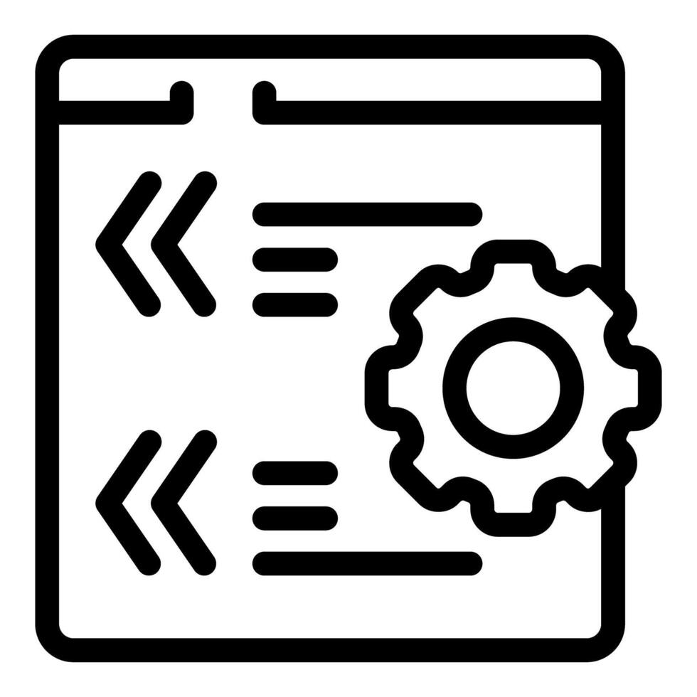 Web Page Optimization With Gear Representing Settings Configuration 48299321 Vector Art At Vecteezy
