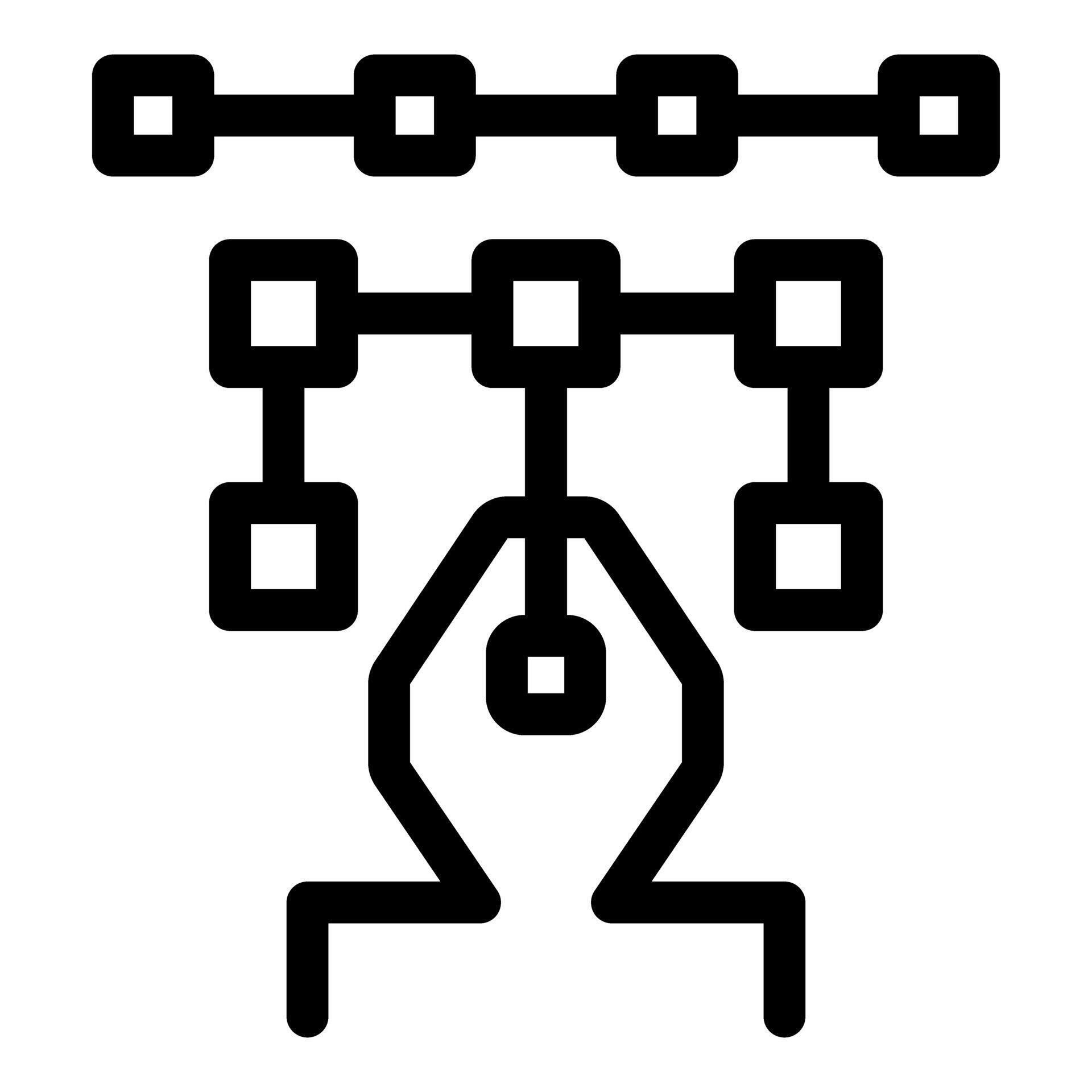 Algorithm programming code connecting data blocks icon 48300533 Vector Art at Vecteezy