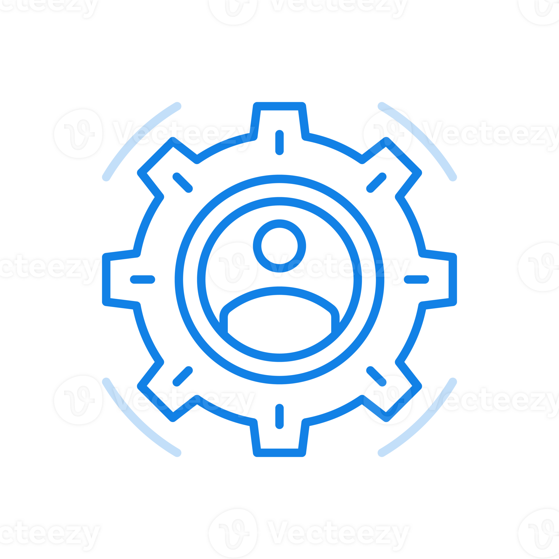Optimization business specialists icon marketing gear for improving ... Optimization business specialists icon marketing gear for improving ...