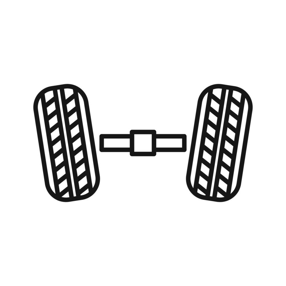 wheel alignment icon Black line art logo 48312997 Vector Art at Vecteezy