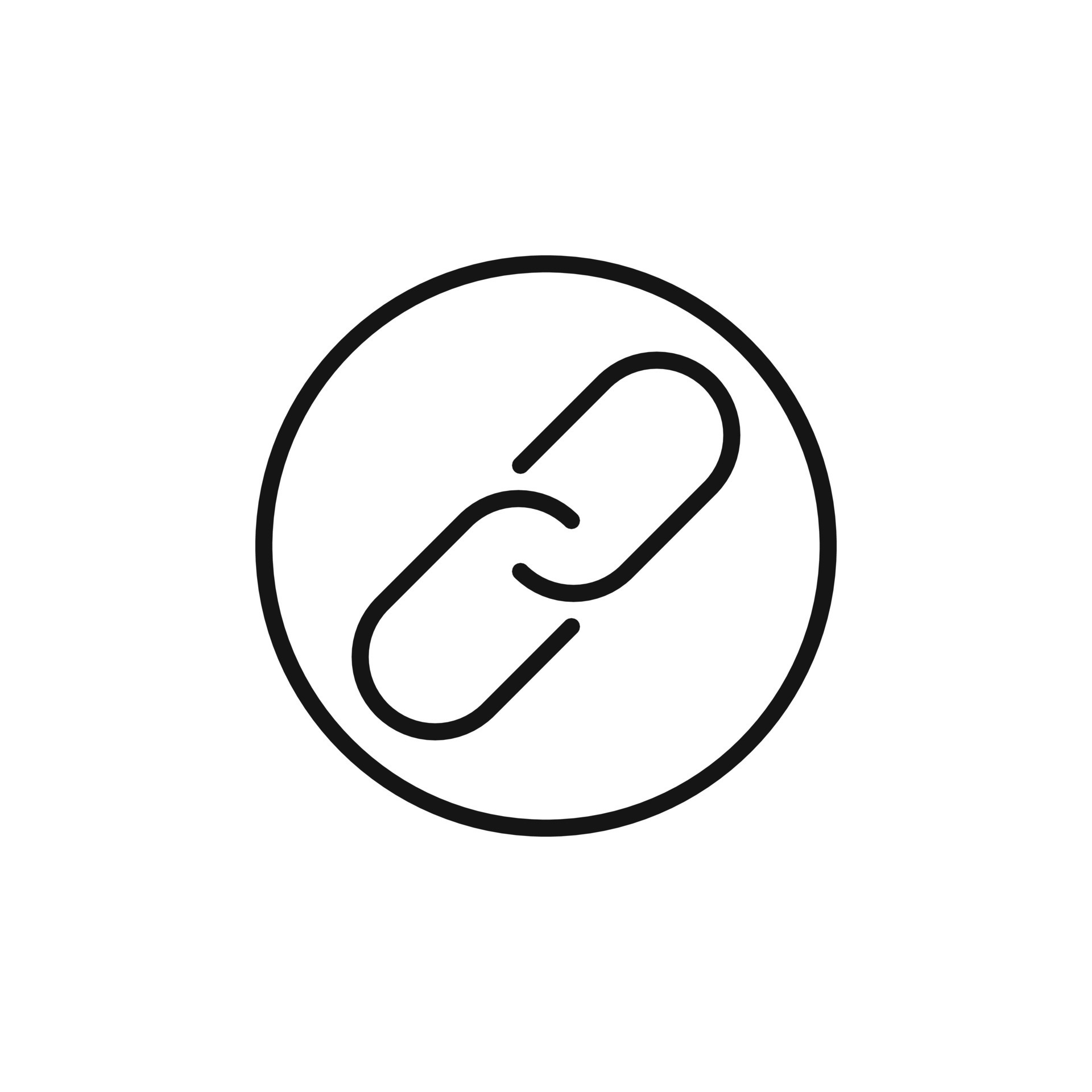 Link Icon Outline Collection In Black And On White Background 48313787