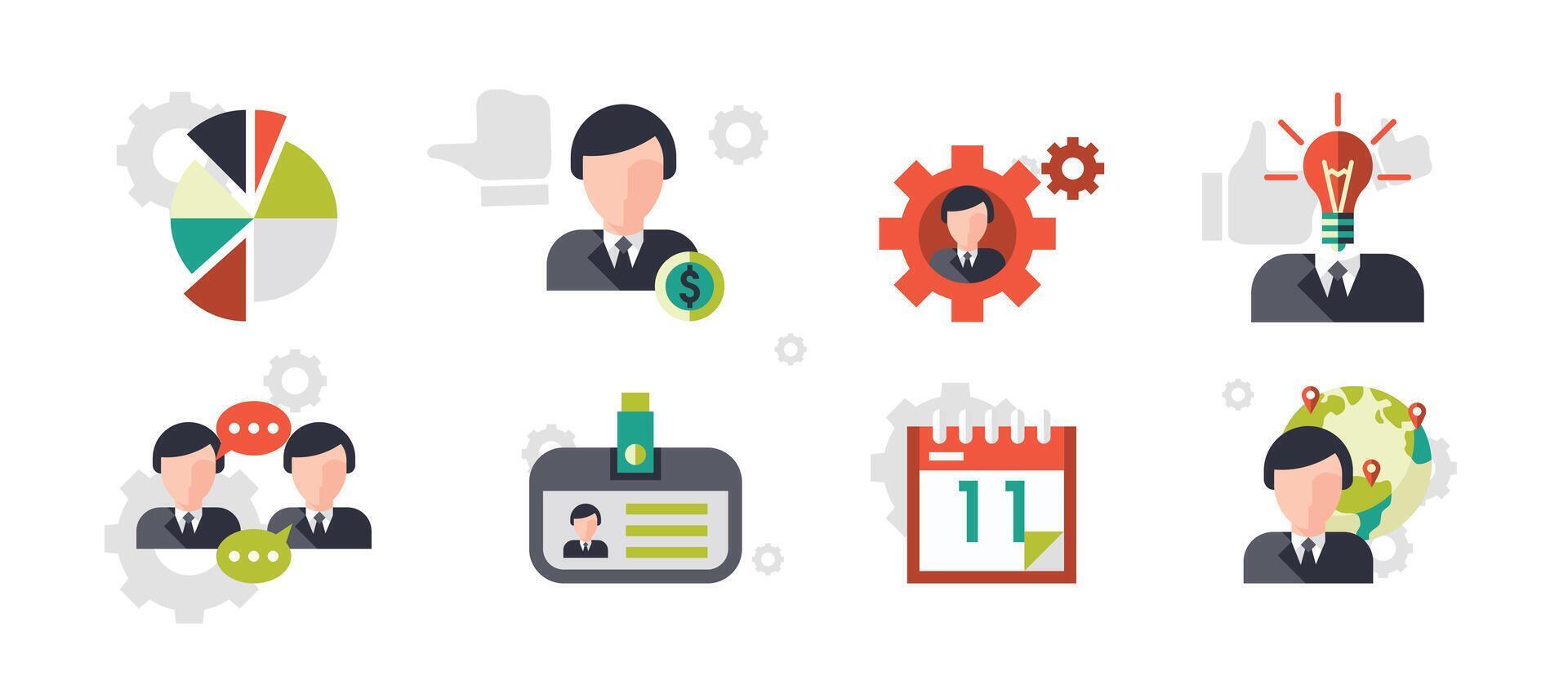 Business Administration Icon Vector Art, Icons, and Graphics for Free ...