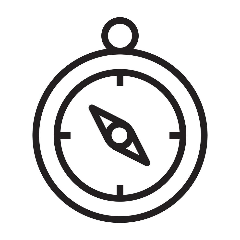 Compass Direction Line Icon 48328981 Vector Art At Vecteezy