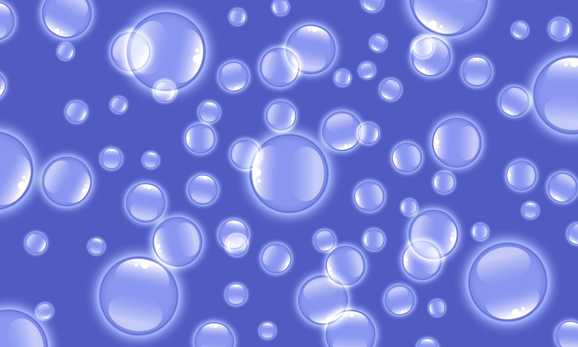 Abstract Background Geometry shapes Circle Bubbles on blue background ...