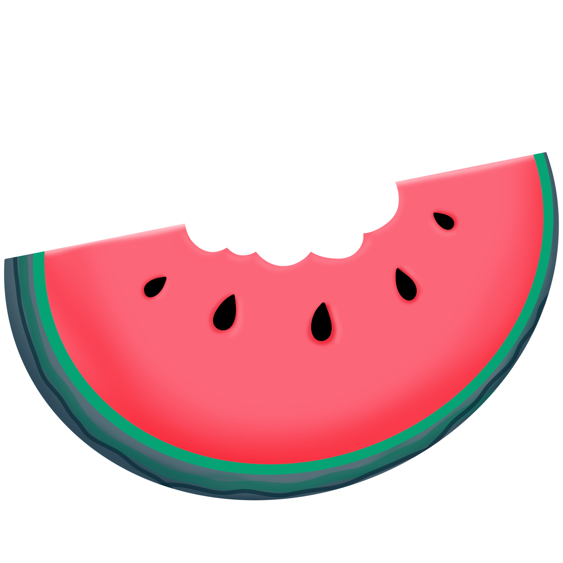Red Water Melon 48332407 Png