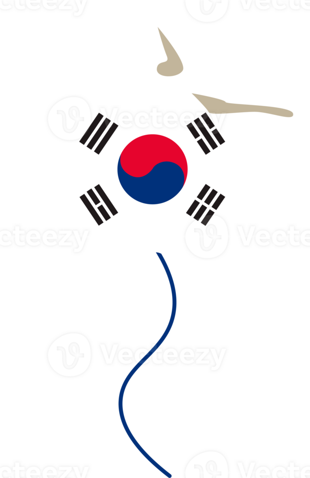 Korea Flag Element 48335248 Png