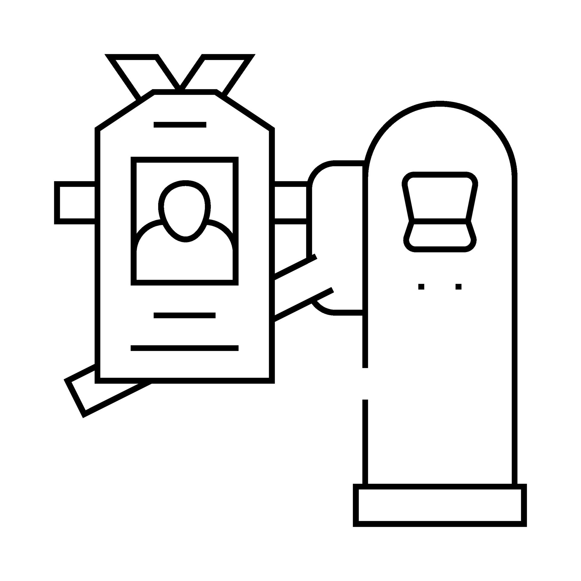 Pass Key For Entry To Canteen Line Icon Illustration 48349277 Vector Art At Vecteezy